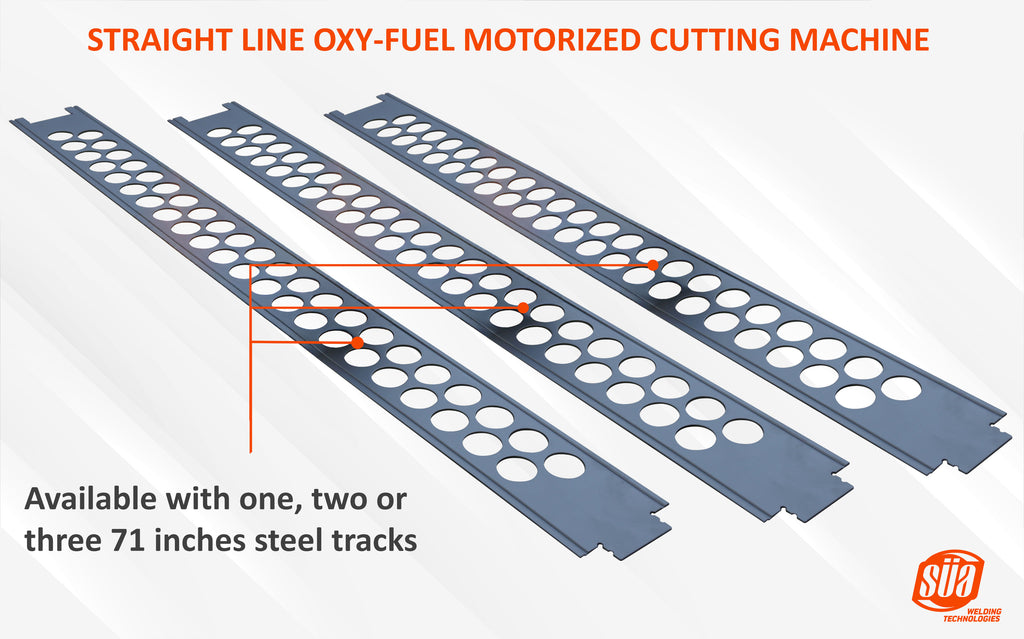 Straight Line Oxy-Fuel Motorized Cutting and Beveling Portable Track M ...