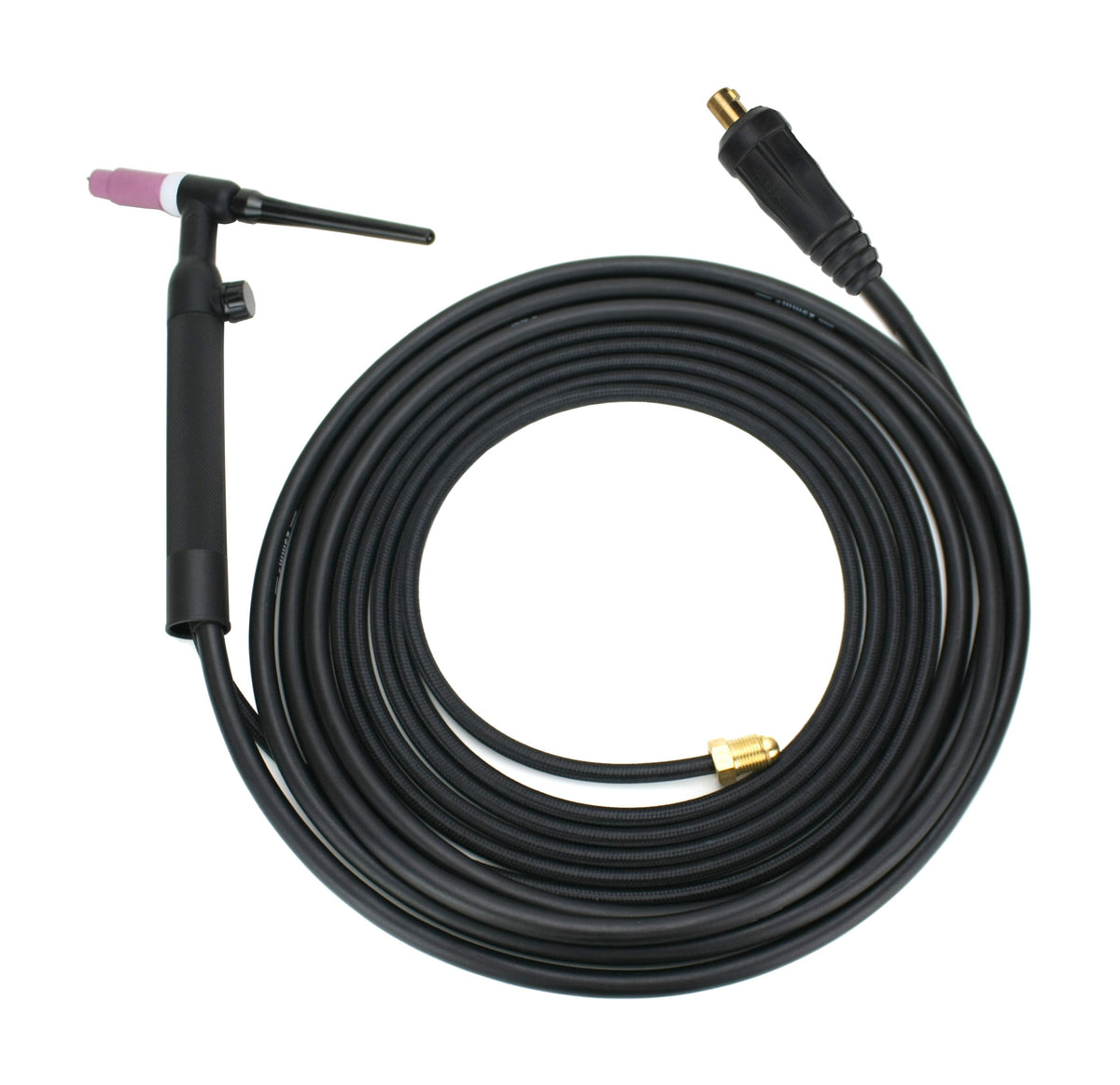 WP Series - Air Cooled TIG Torch with Valve - 2-Piece Cable with Dinse ...