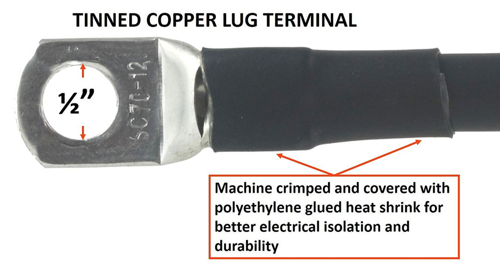 300 Amp Welding Leads Assembly Set - #1 AWG cable – Mundaka Technologies