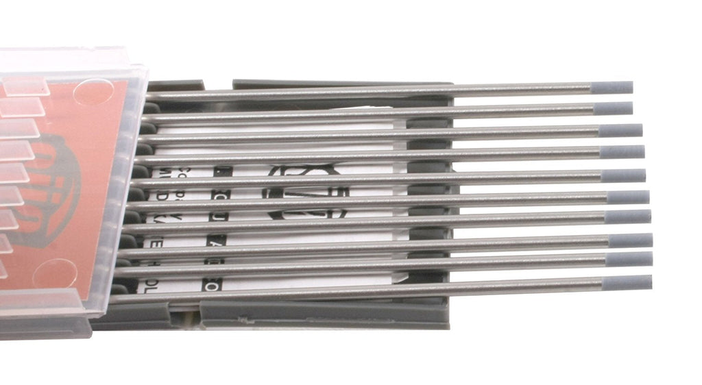 2% Ceriated Tungsten Electrode - TIG Welding - (Grey Tip) - (10 PACK ...