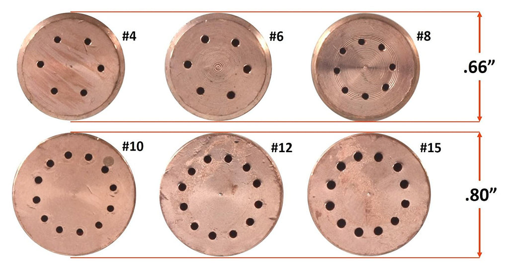 Heating Nozzle/Rosebud Compatible with 300 Series Victor torch handles ...