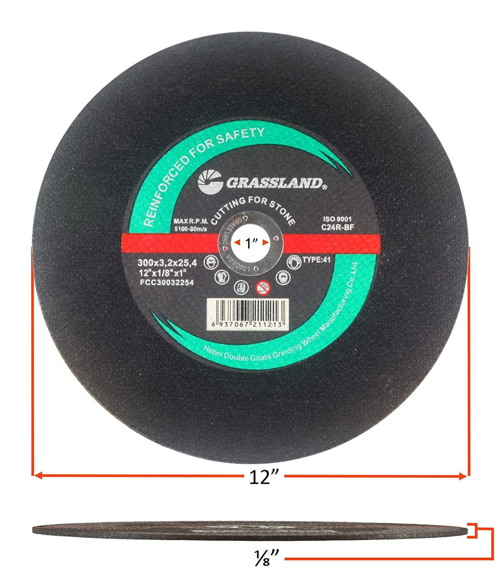 Cutting Disc, Concrete/Masonry/Stone Cut-off Wheel for Chop Saw - 12 ...