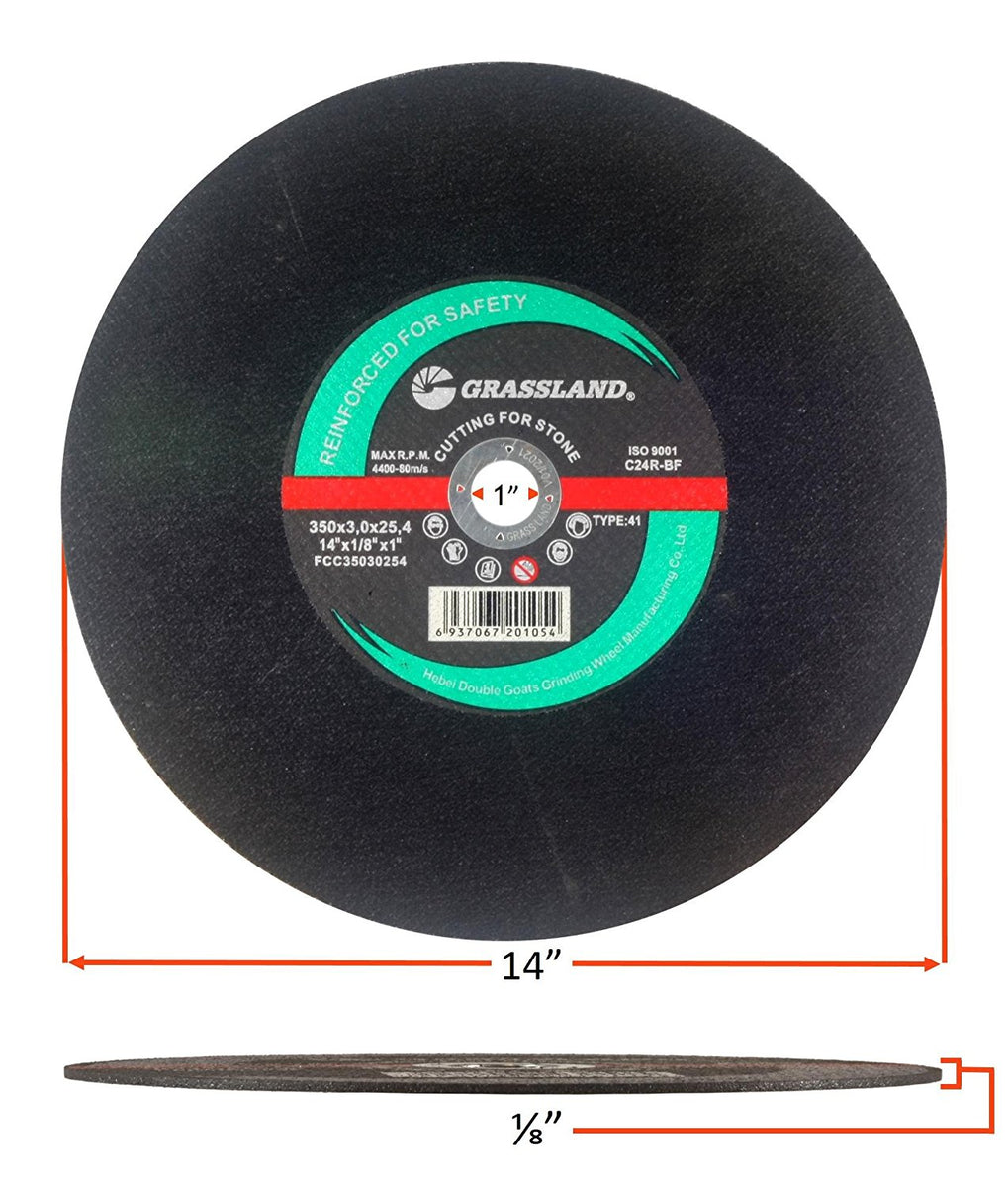Cutting Disc, Concrete/Masonry/Stone Cut-off Wheel for Chop Saw - 14 ...