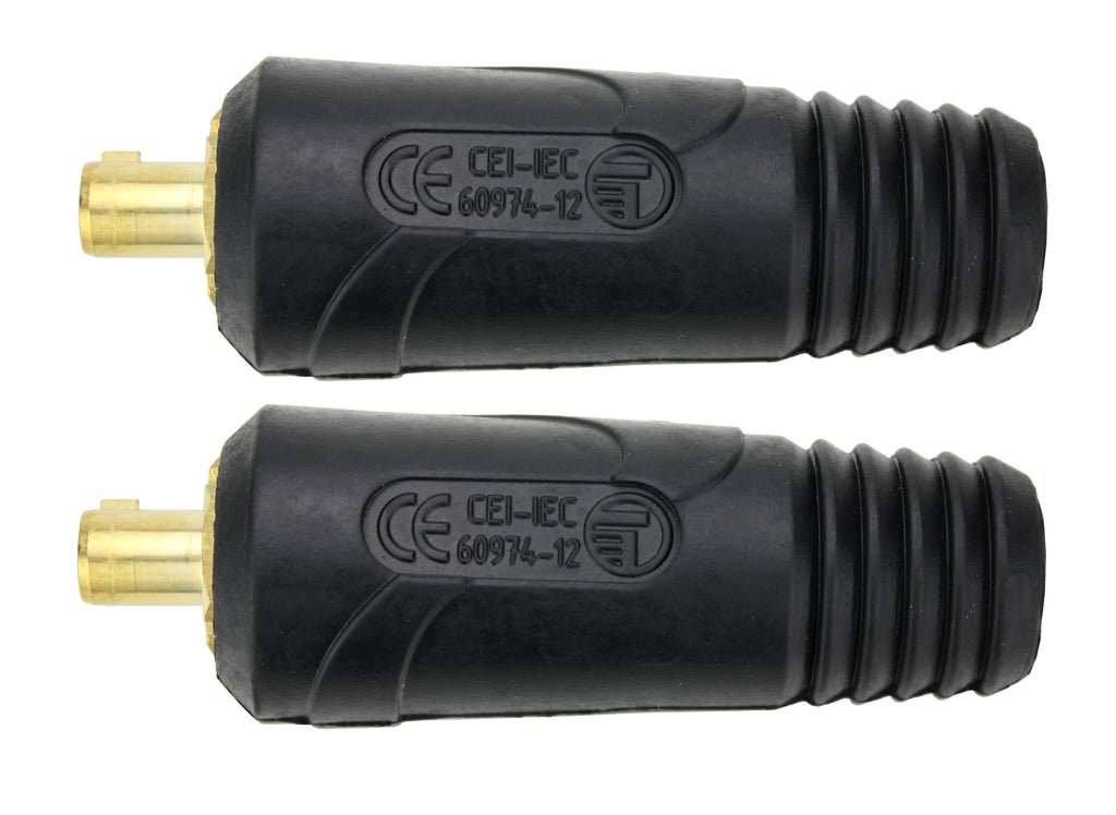 Dinse Style Welding Cable Plug Connector Different Sizes 10-25, 35-70 ...